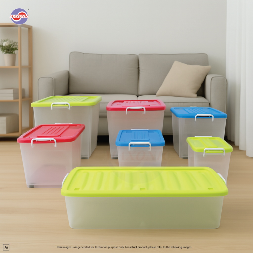 M 9905 Storage Box with Wheels - Maxonic Marketing Sdn Bhd